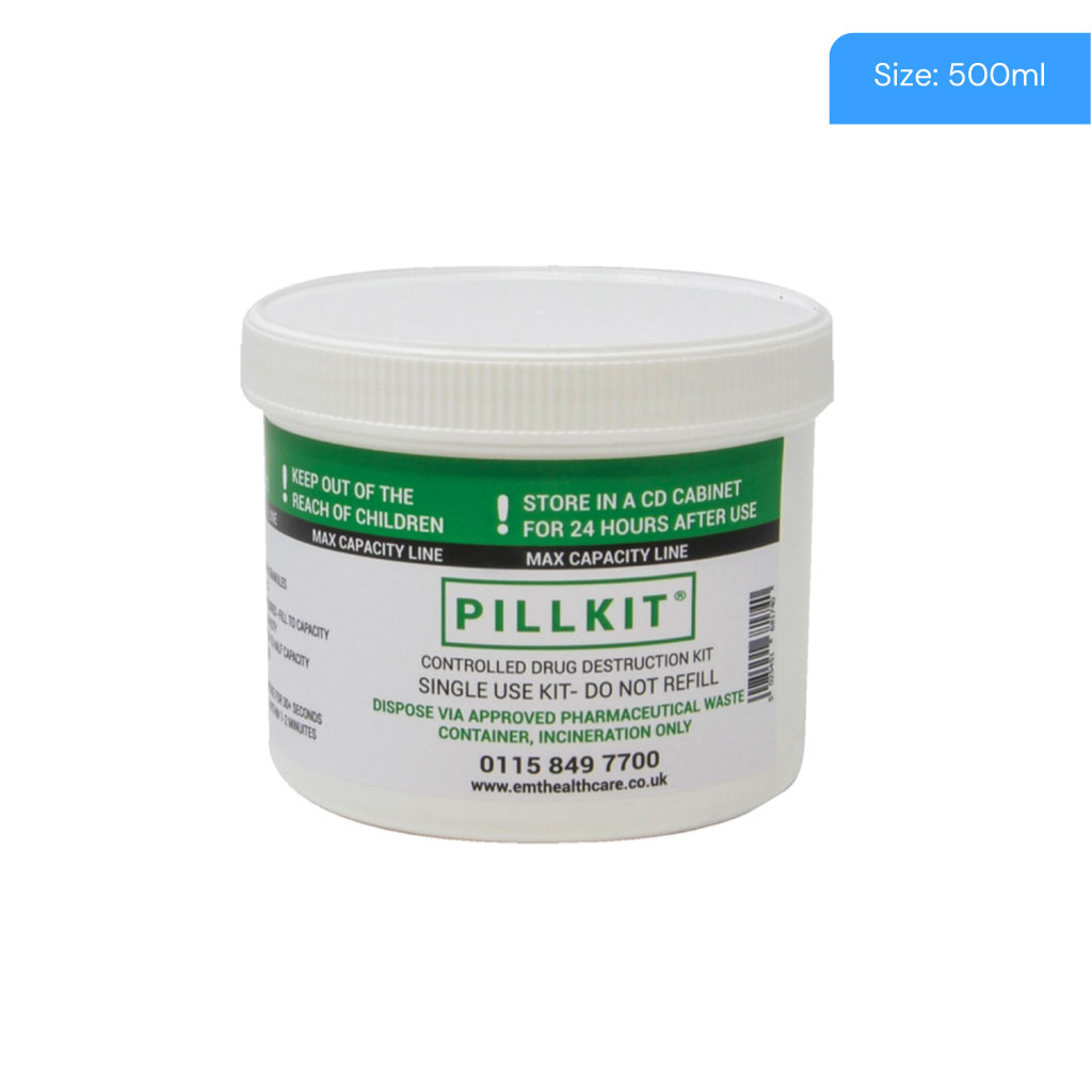 500ml Controlled Drug Destruction Kit | EMT Healthcare